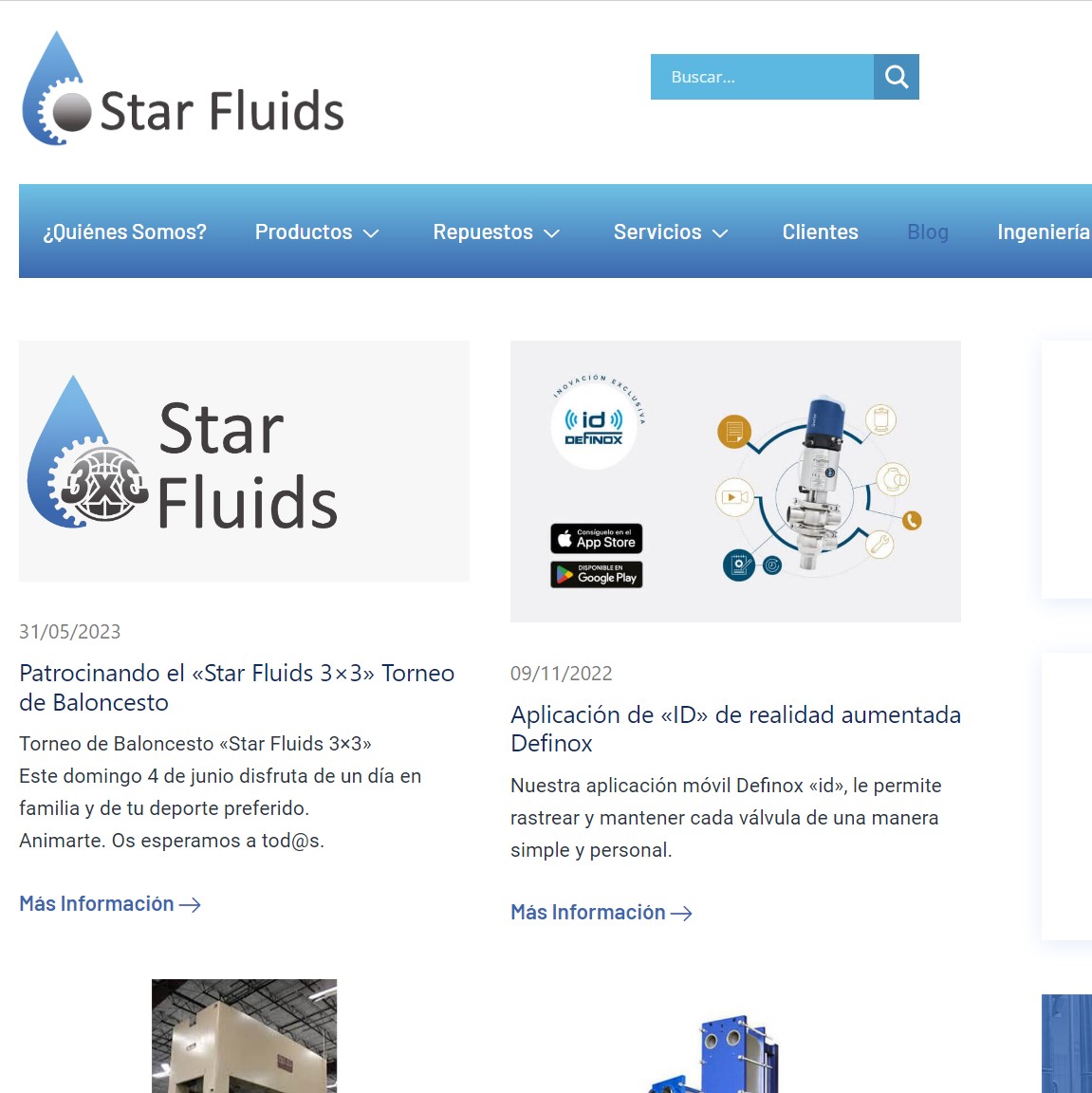 Visita nuestro Blog con noticias del sector Star Fluids